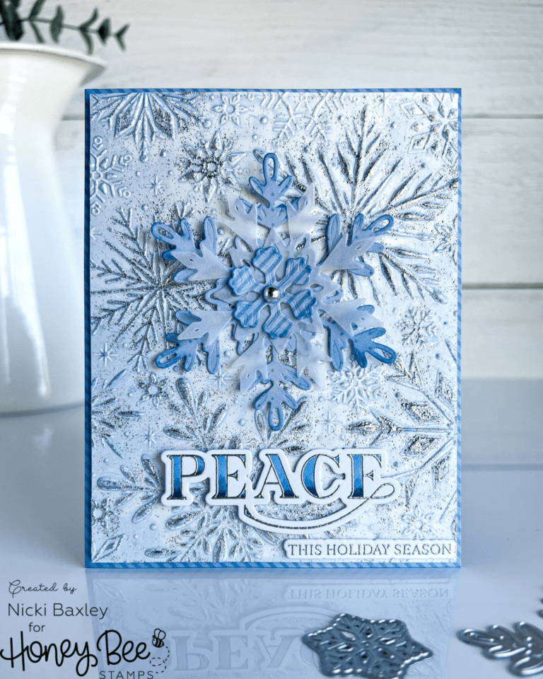 Holiday Cards with 3D Embossing Folders - Nicki Hearts Cards