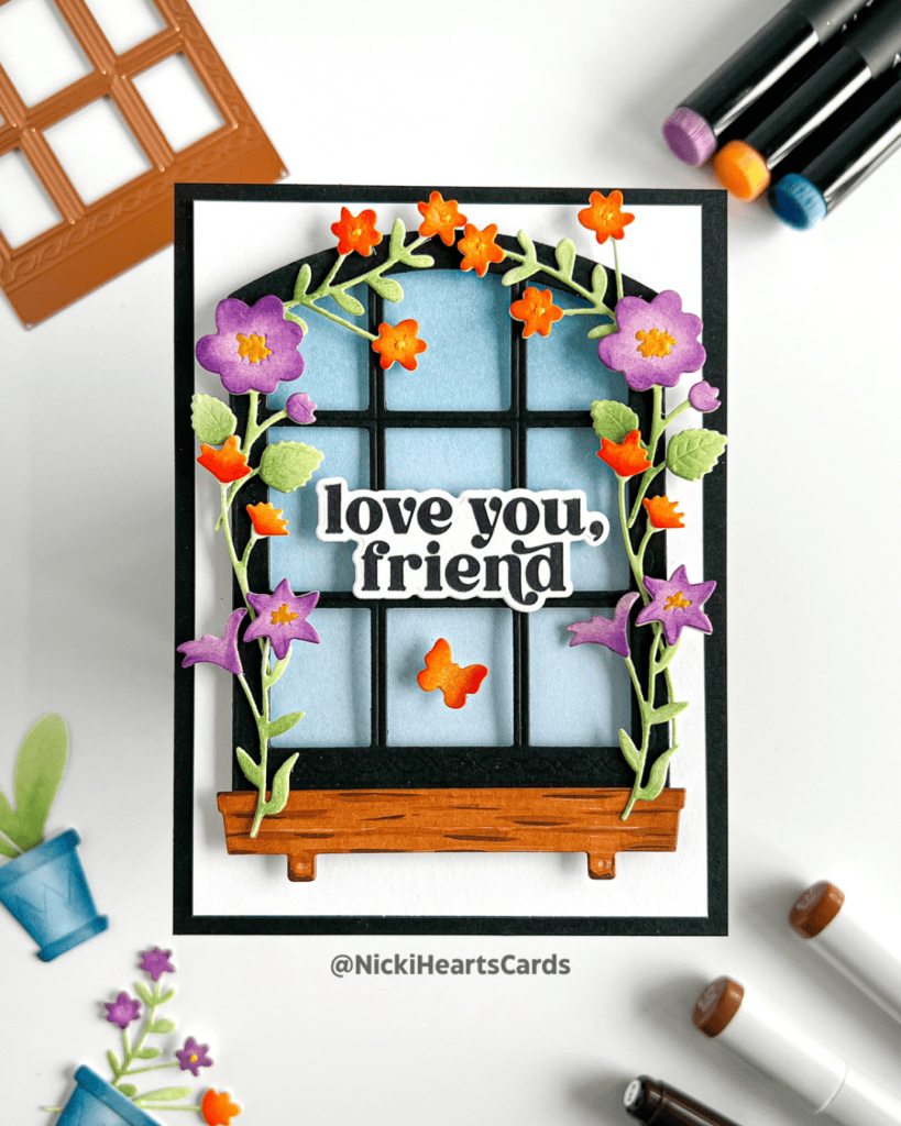 Using Windows on Your Handmade Cards - Nicki Hearts Cards